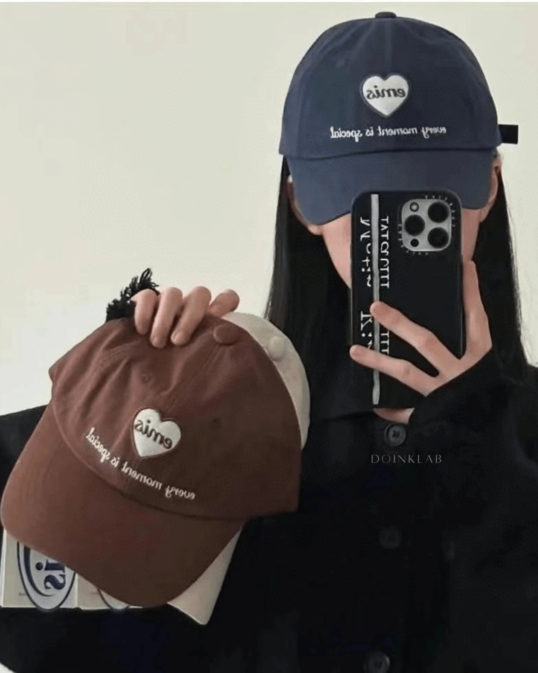 EMIS 006 HEART WAPPEN BALL CAP - Doinklab Malaysia