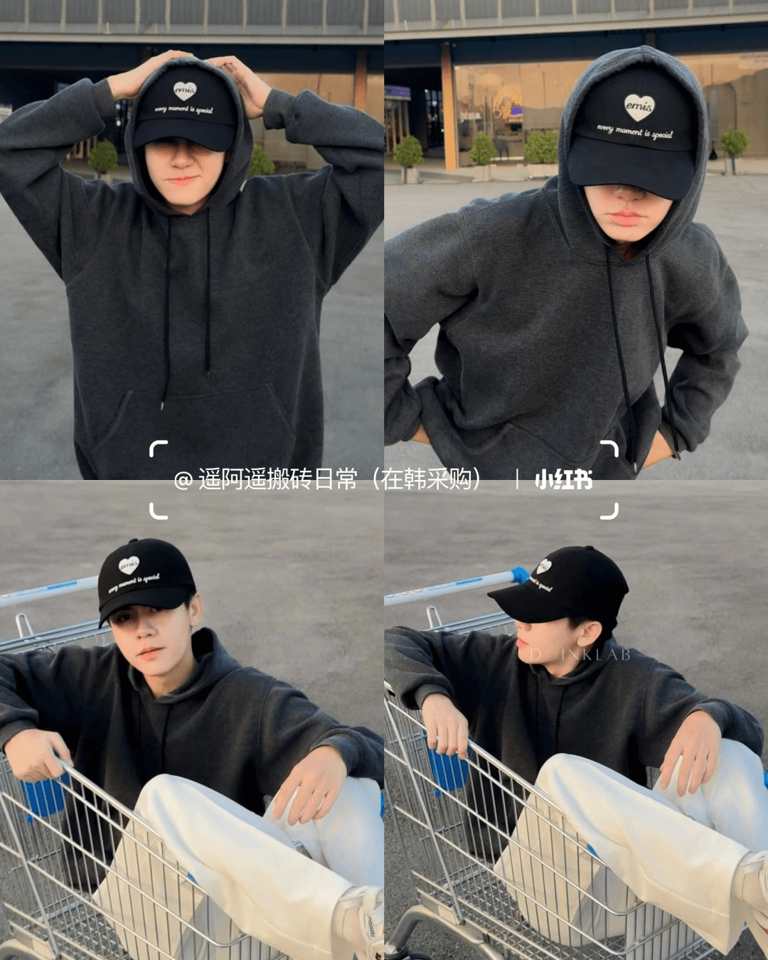 EMIS 006 HEART WAPPEN BALL CAP - Doinklab Malaysia